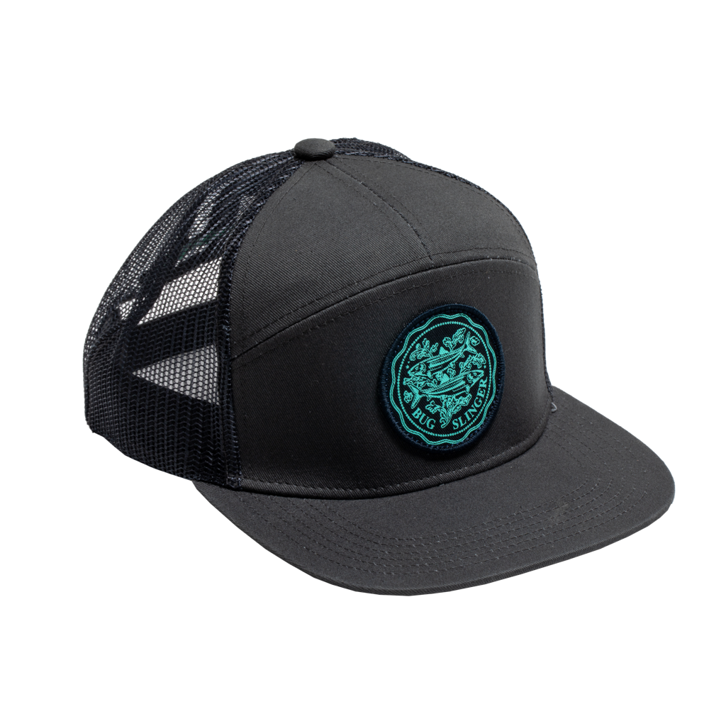Bug Slinger® Bonefish Trucker Flat Brim Hat | BOTE