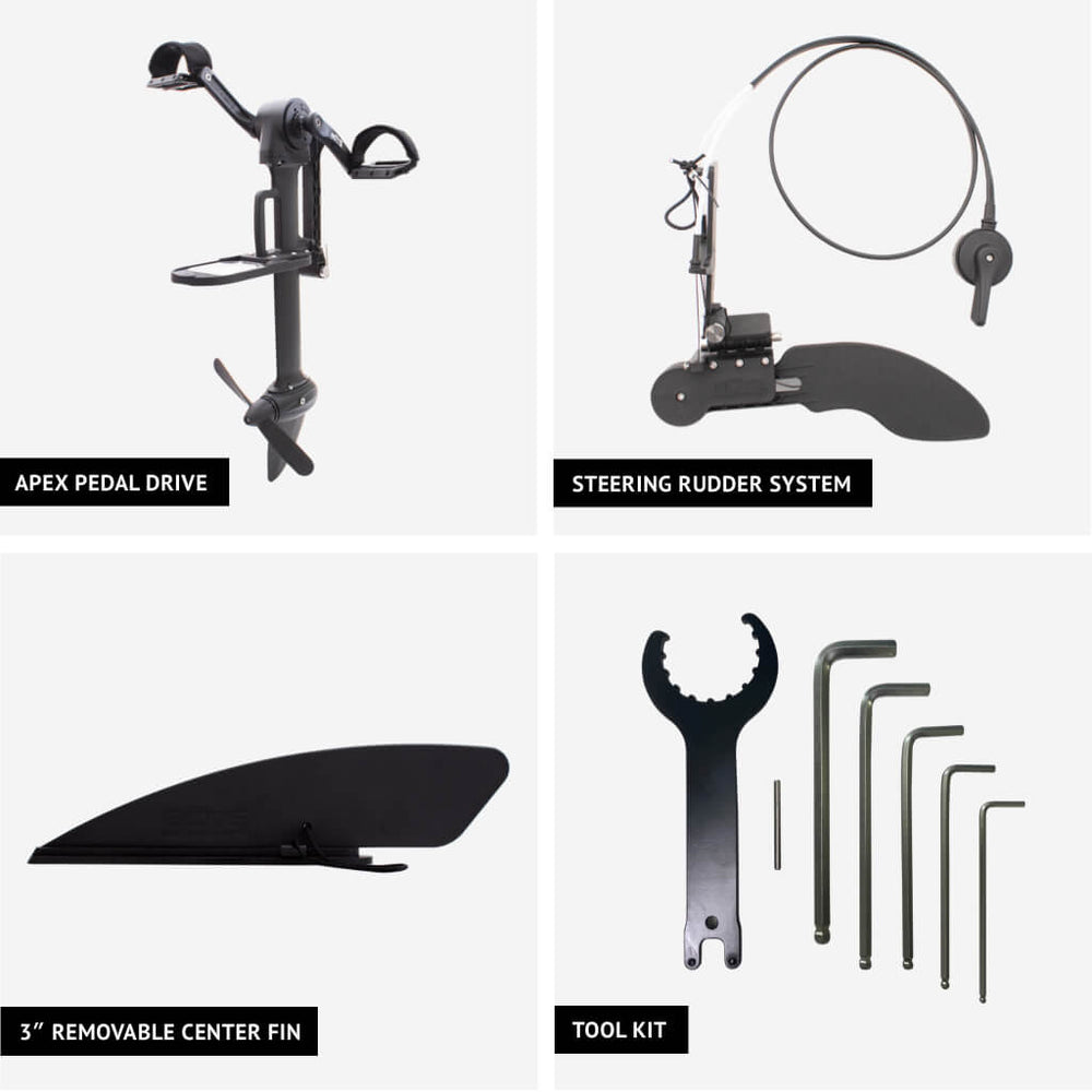 APEX Pedal Drive + Rudder System | BOTE